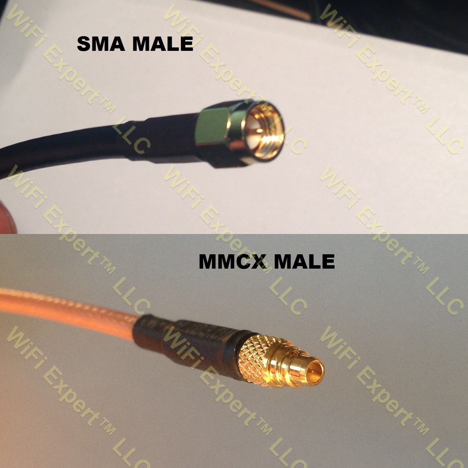 LMR100 SMA MALE to MMCX MALE Coaxial RF Pigtail Cable – RF Coaxial ...