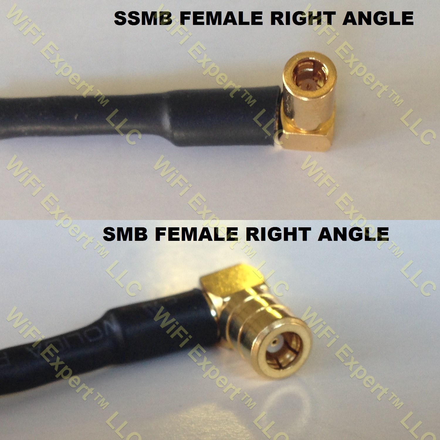 RG316 SSMB ANGLE FEMALE to SMB FEMALE ANGLE Coaxial RF Pigtail Cable – RF Coaxial Cables ...