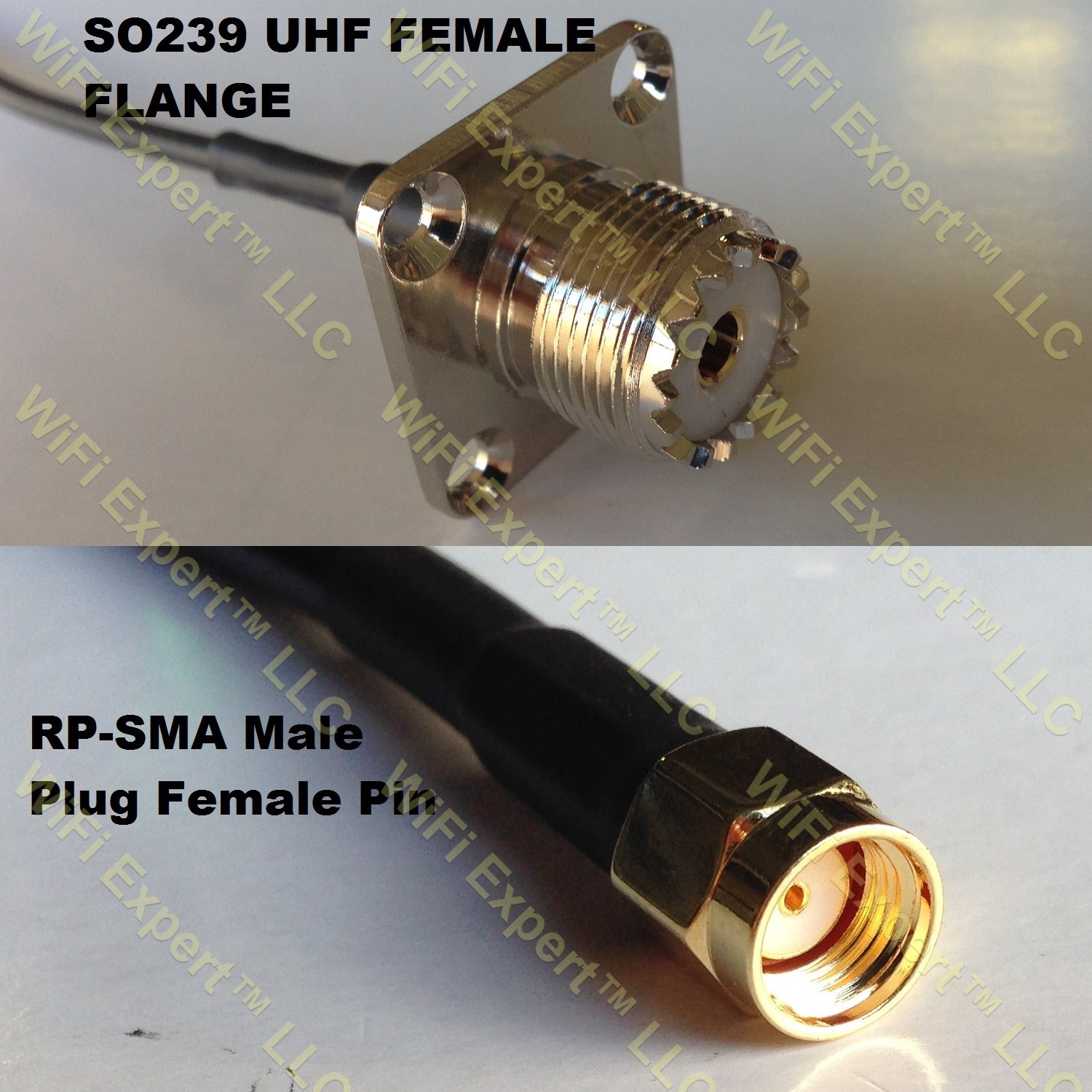 RG316 UHF Female Flange to RP-SMA MALE Coaxial RF Pigtail Cable – RF ...