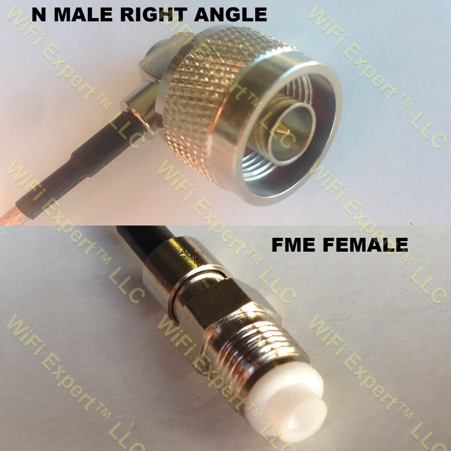 RG142 N MALE ANGLE to FME FEMALE Coaxial RF Pigtail Cable – RF Coaxial Cables, Adapters ...