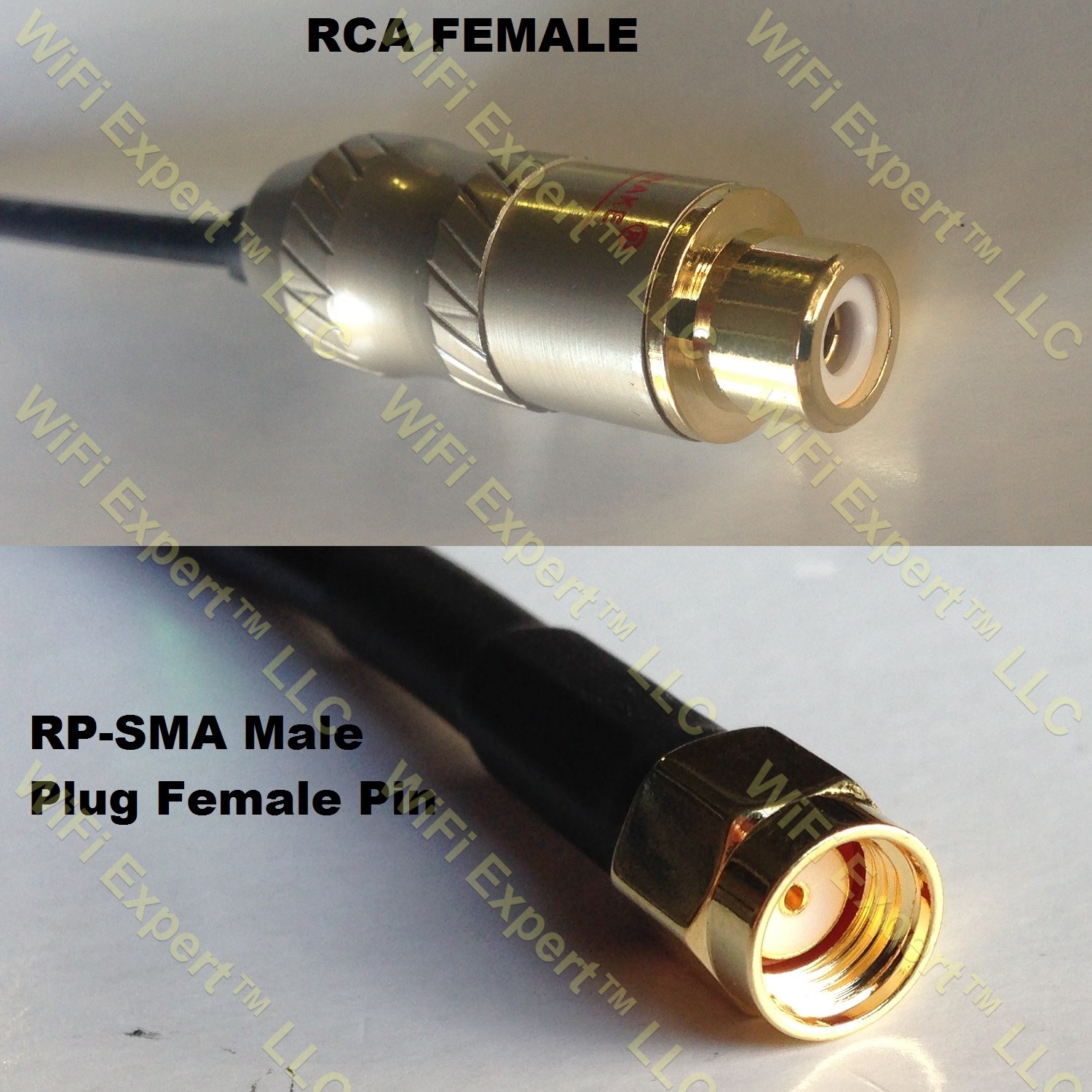 LMR240 RCA FEMALE to RP-SMA MALE Coaxial RF Pigtail Cable – RF Coaxial ...