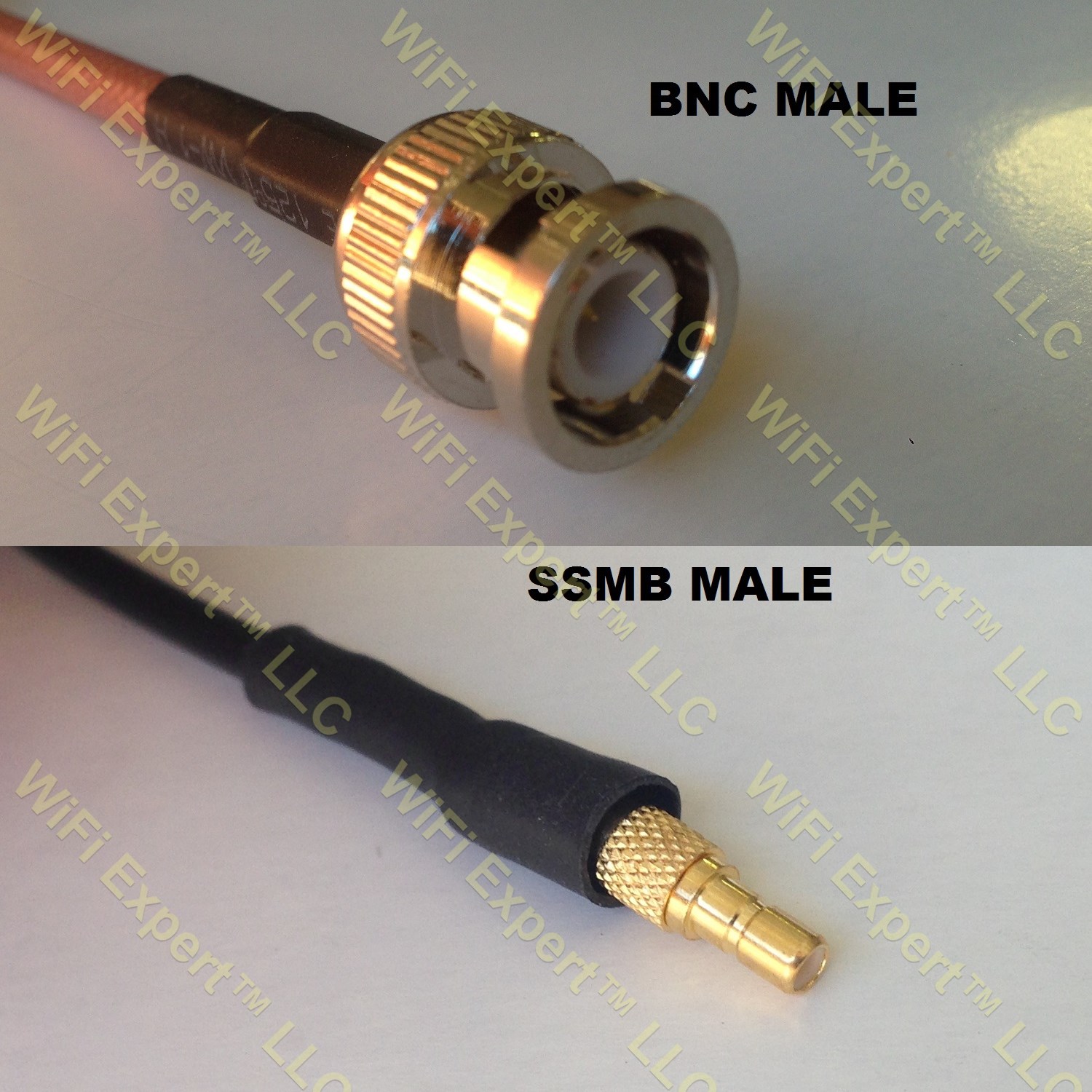 LMR100 BNC MALE to SSMB Male Coaxial RF Pigtail Cable – RF Coaxial ...