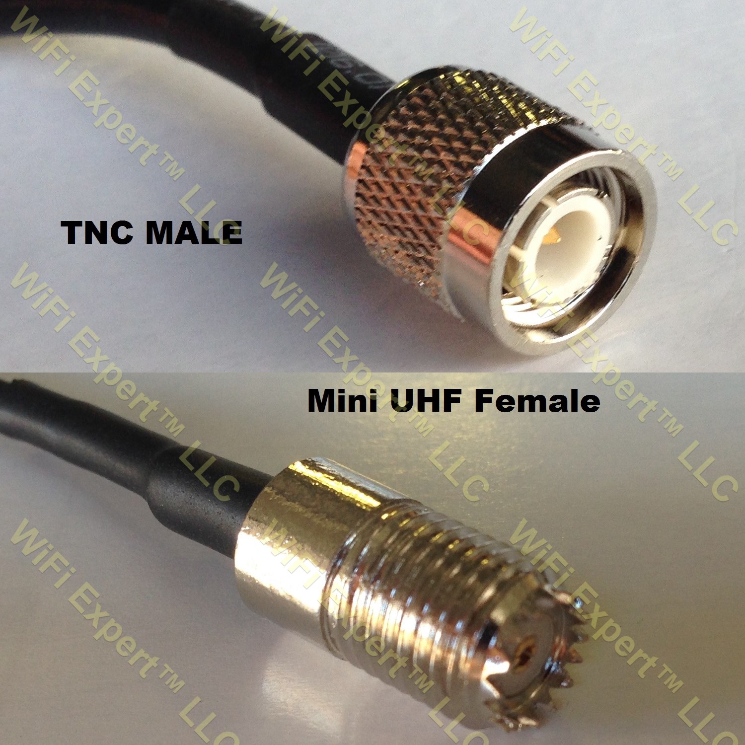 RG316 TNC MALE to MINI UHF FEMALE Coaxial RF Pigtail Cable – RF Coaxial ...