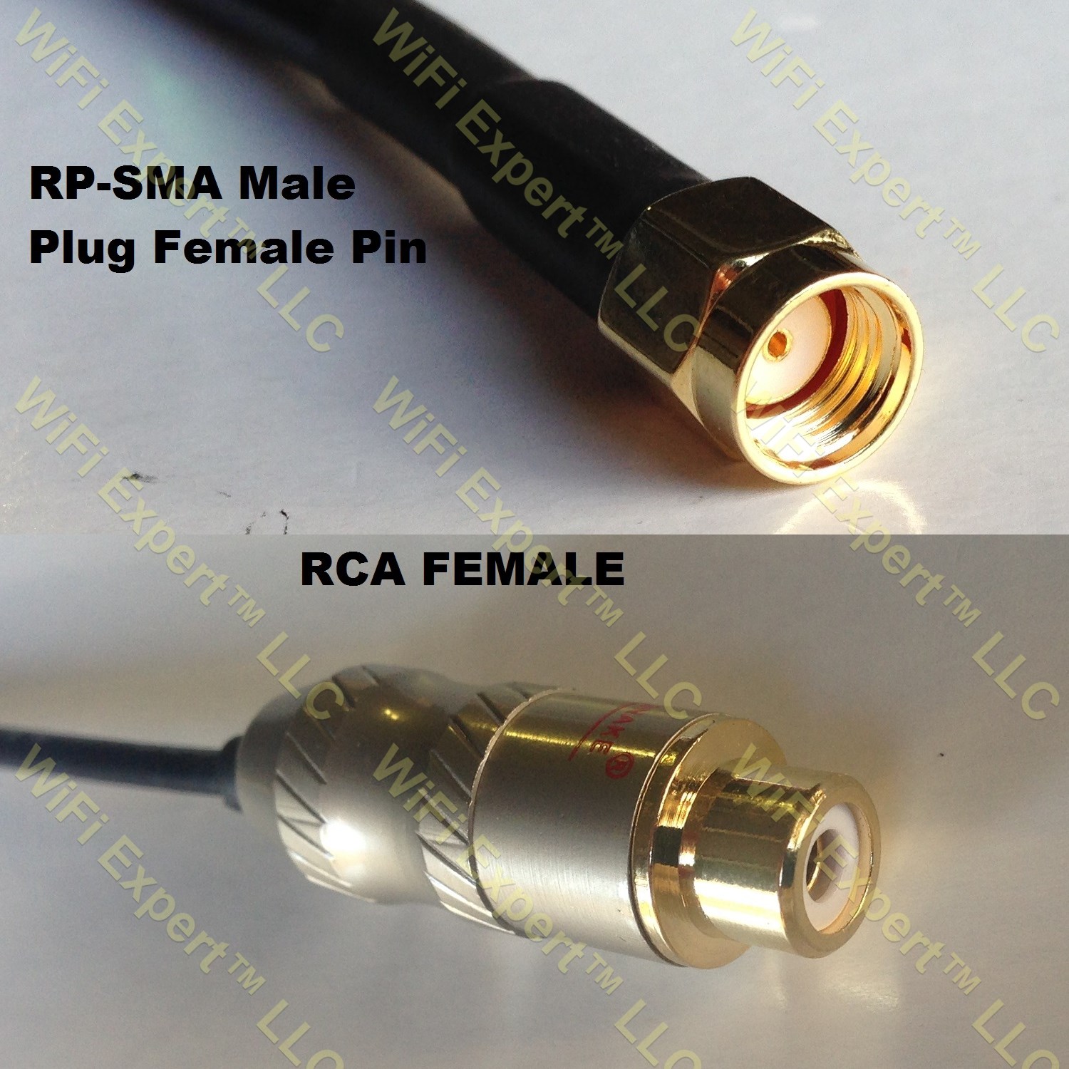 LMR100 RP-SMA MALE to RCA FEMALE Coaxial RF Pigtail Cable – RF Coaxial ...