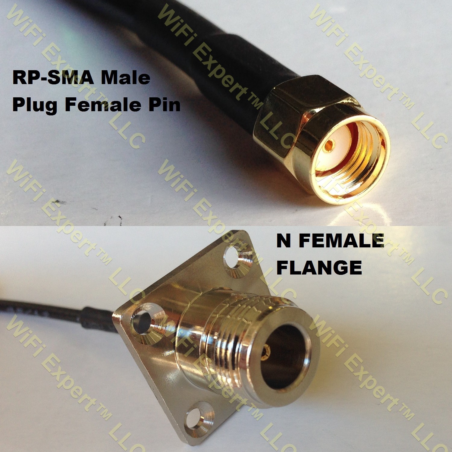 RG402 RP-SMA MALE to N FLANGE FEMALE Coaxial RF Pigtail Cable – RF ...