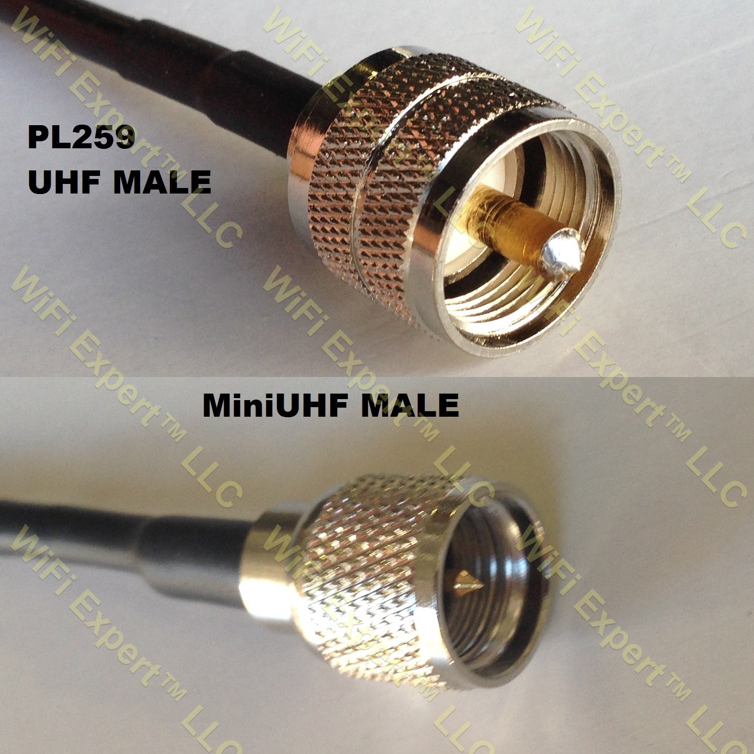 RG58 PL259 UHF Male to MINI UHF MALE Coaxial RF Pigtail Cable – RF ... RG58 PL259 UHF Male to MINI UHF MALE Coaxial RF Pigtail Cable – RF ...
