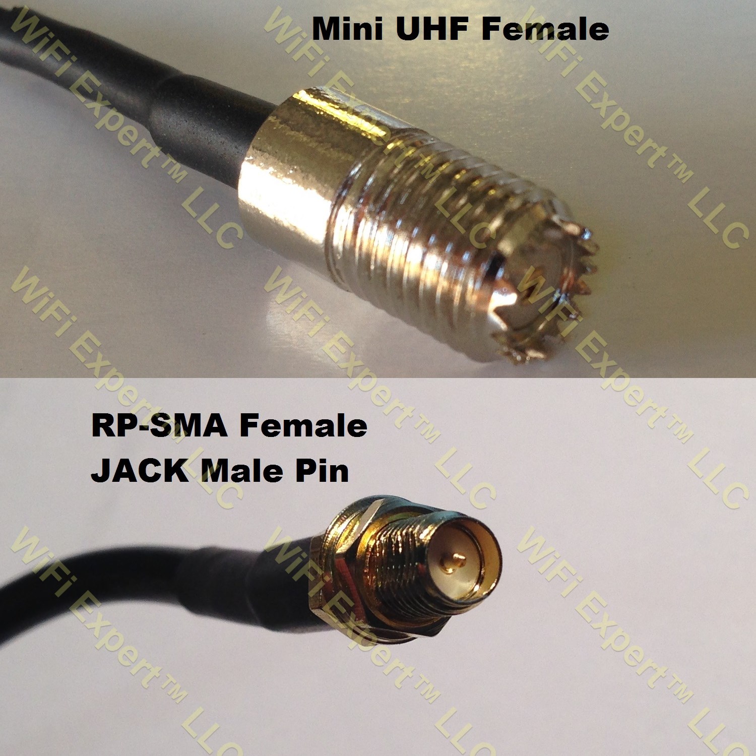 RG400 MINI UHF FEMALE to RP-SMA FEMALE Coaxial RF Pigtail Cable – RF ...
