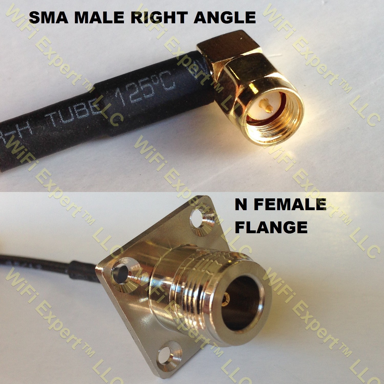 RG405 SMA MALE ANGLE to N FLANGE FEMALE Coaxial RF Pigtail Cable – RF ...