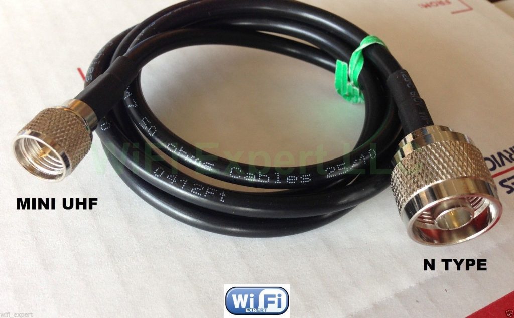 RG58 LOW LOSS COAX RF CABLE Mini UHF MALE TO N TYPE MALE/FEMALE ...