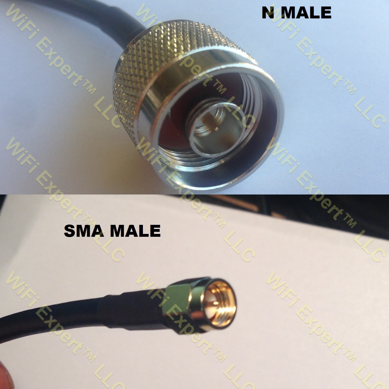 RFC240 N MALE to SMA MALE RF Pigtail Cable for FlightAware Antenna to ...