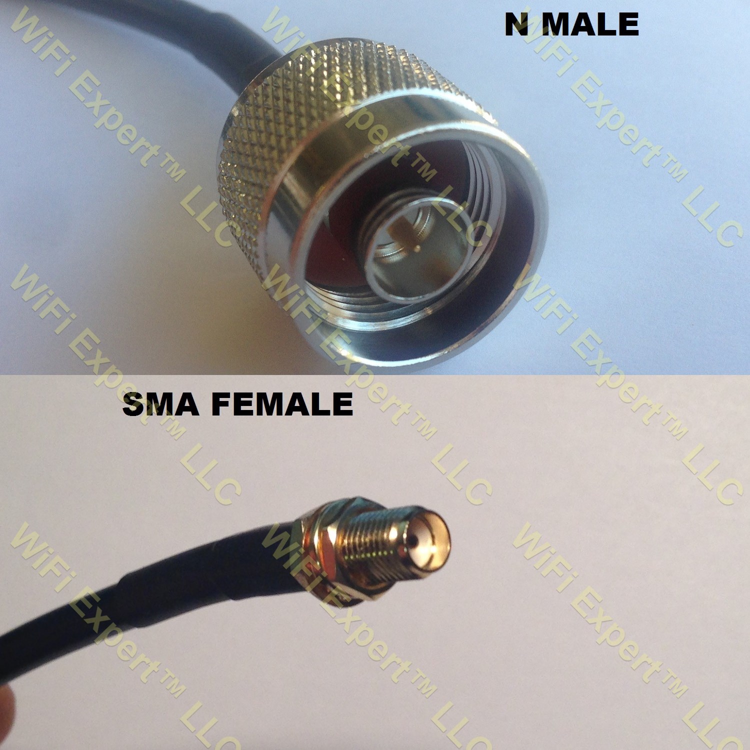 RG58 N MALE to SMA FEMALE Coaxial RF Pigtail Cable – RF Coaxial Cables ...