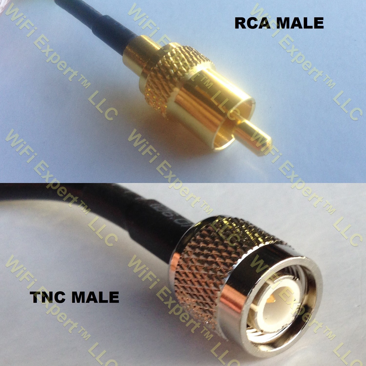 RG142 RCA MALE to TNC MALE Coaxial RF Pigtail Cable – RF Coaxial Cables ...